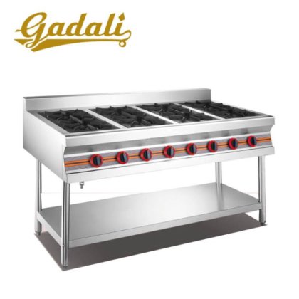 Stainless Steel 8 Burner Gas Stove/8 Heads Commercial Stove Burner in ...