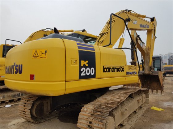 Almost New Slightly 20t Komatsu PC200-8 PC200 PC220 Crawler Excavator ...