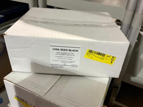 5lb Box Sealed Chia Seed Black in Omaha, NE, USA