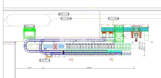 Aweta/Taks Complete pepper unloading, sorting and palletizing installation in Monster, Netherlands