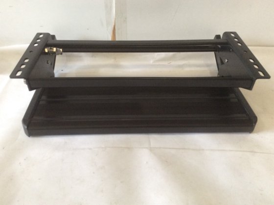 BLACK SINGLE PULL OUT SPRING LOADED CARAVAN STEP - RV PARTS ACCESSORIES ...