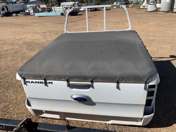 Ford Ranger tub with Tuff Tonneaus lockable Tonneau cover ( year model ...