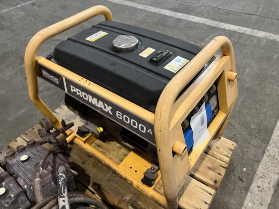 Promax 6000 Generator, Briggs & Stratton Powered, General Wear & Tear ...