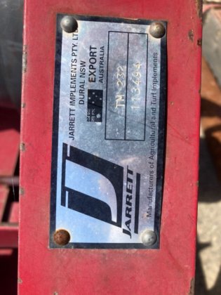 Jarrett ,TM232, Slasher, Width: 2400mm, PTO Driven, 3.P.L , Red, Asset ...