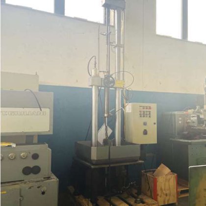 Handcrafted vertical lapping machine in Canegrate, Lombardy, Italy