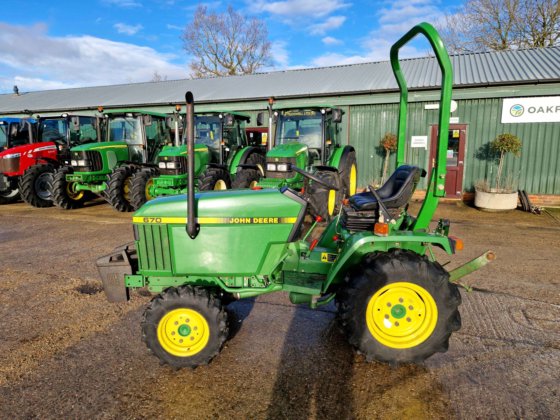 1990 John Deere 670 4WD Tractor in Royston, United Kingdom