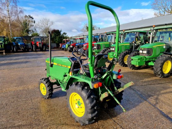 1990 John Deere 670 4WD Tractor in Royston, United Kingdom