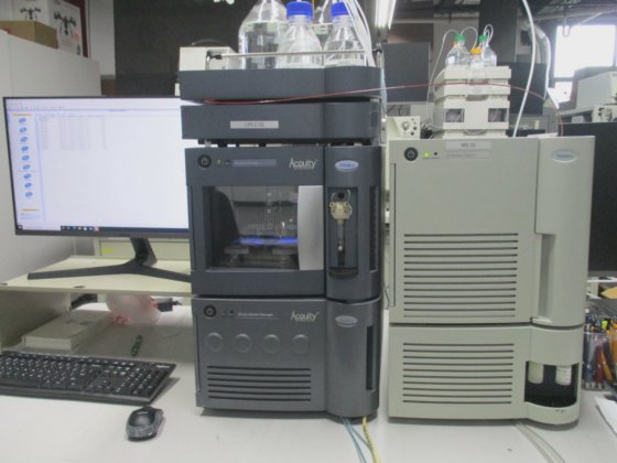 Waters 3100 Mass spectrometer with Waters Acquity UPLC System and ...