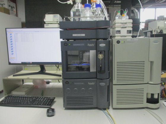 Waters 3100 Mass spectrometer with Waters Acquity UPLC System and ...