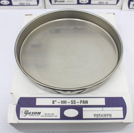 Gilson V8SF Sieve Set Analyzer Model Includes Sieves No. 7, 8, 12 for ...