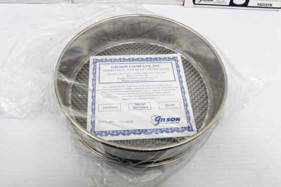 Gilson V8SF Sieve Set Analyzer Model Includes Sieves No. 7, 8, 12 for ...