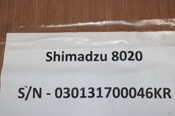 Shimadzu MALDI-8020 Mass Spectrometer Analysis LC MS 1D/2D Imaging ...