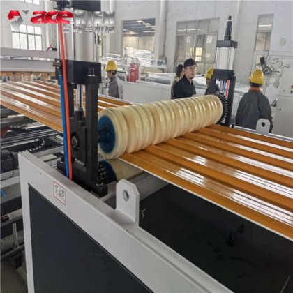 PVC UPVC ASA PMMA ABS double layers plastic roof sheet tile panel ...