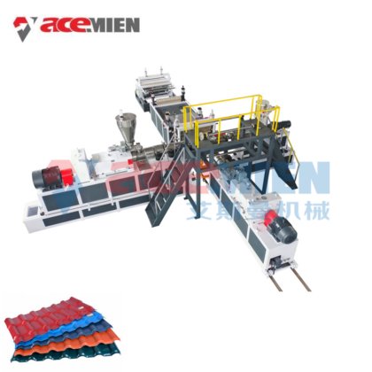 Good fire performance plastic roof tile extrusion machine for PVC upvc ...