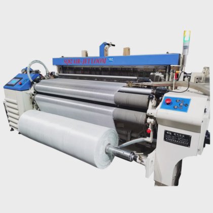 Fiberglass Electric Fabric Weaving Machine High Speed Air Jet Loom in ...