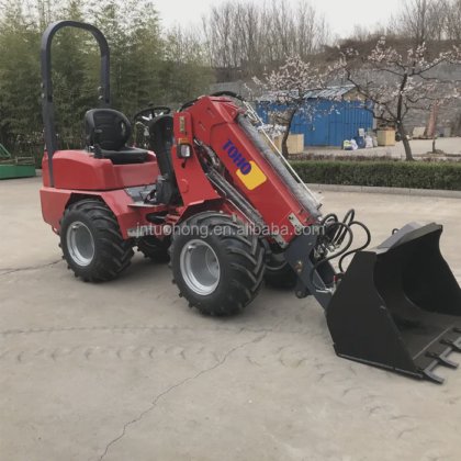 TOHO China Telescoping Mini Wheel Loaders Multifunction Machine ...