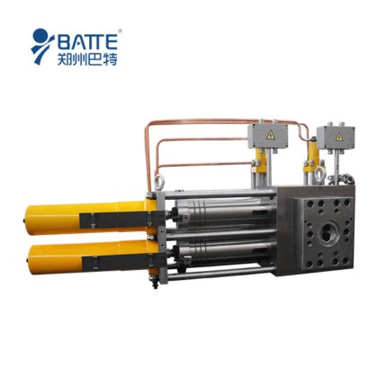 automatic double pillar four station continuous backflush screen ...