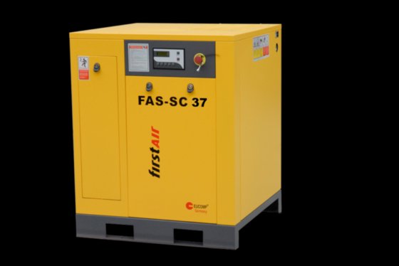 FirstAir FAS373-460 50 HP 460 Volt Three Phase Base Mount Rotary Screw ...