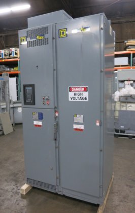 Square D Iso-Flex 5kV 600 HP Motor Controller 4160V 8110-V3540E Vacuum ...