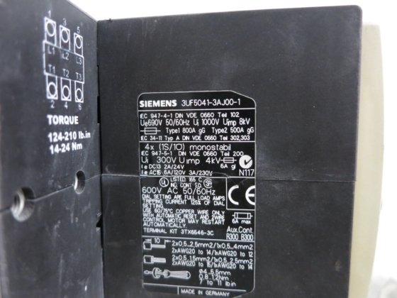 Siemens 3UF5041-3AJ00-1 DP Basic Unit PLC Module SIMOCODE Profibus ...