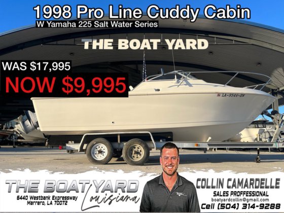 1998 Pro Line Cuddy Cabin in Marrero, LA, USA
