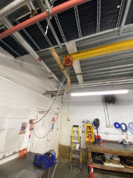 Steel Single Girder, with 1ton chain block in Leeming Bar, United Kingdom