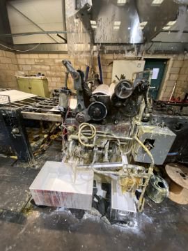 SINGLE COLOUR COATER, control panel, fume extraction hood and fan ...