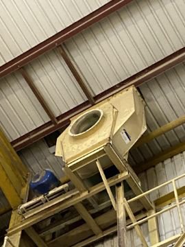 Steel Cased Centrifugal Fan, with electric motor drive (located ...