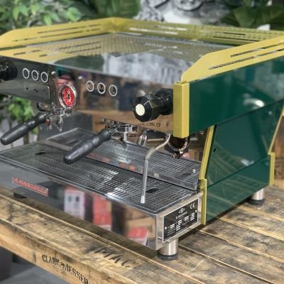 La Marzocco Linea PB 2 Group Green & Gold in Sydney, Australia