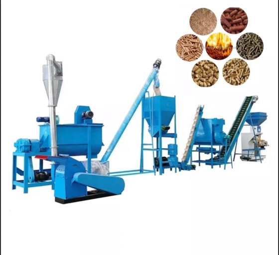 European certified complete wood pellet line, complete wood pellets ...