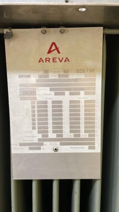 2008 2800 kVA 20 kV / 690 Volt Areva transformator in Rotterdam ...