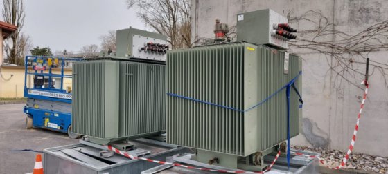 1998 1600 kVA 21 kV / 400 Volt Alstom transformator in Rotterdam ...