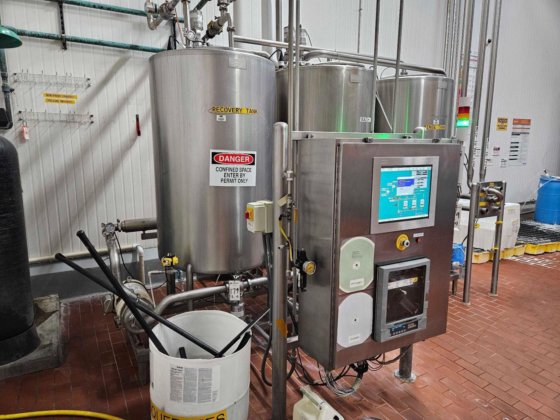 3 Tank CIP System with Controls in Hickory, NC, USA