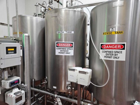 3 Tank CIP System with Controls in Hickory, NC, USA