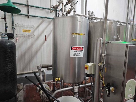 3 Tank CIP System with Controls in Hickory, NC, USA