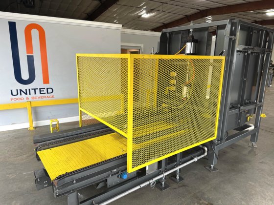 Sentry Pallet Dispenser with Conveyor in Hickory, NC, USA