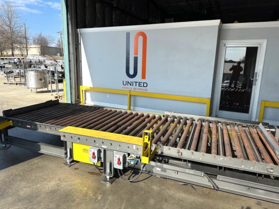 Sentry Pallet Conveyor with Pop Up Section in Hickory, NC, USA