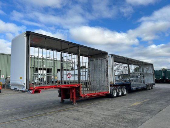 Loading2005 Maxitrans 34 Pallet Double Drop Deck Mezzanine (fully ...