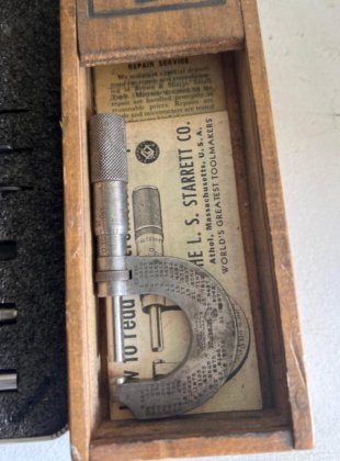 Starrett Micrometer Caliper and Small Micrometer in Denton, TX, USA
