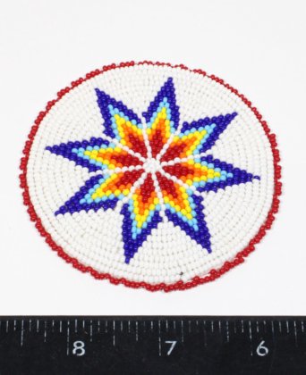 NATIVE BEADED MEDALLION PATCH in Lethbridge, Alberta, Canada