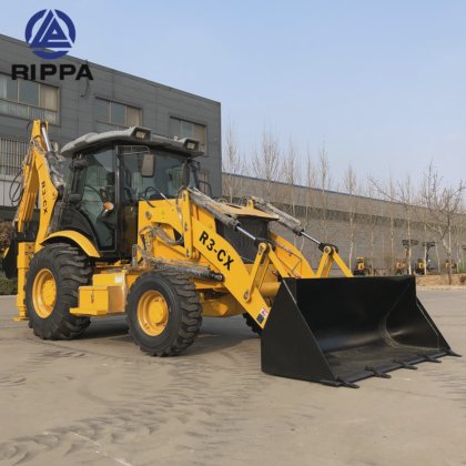 Rippa Backhoe Loader 4 Wheel Drive New Backhoe Loader Tractors Mini 4x4 ...