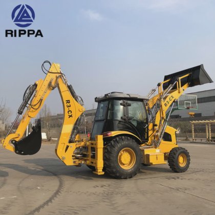 Rippa Backhoe Loader 4 Wheel Drive New Backhoe Loader Tractors Mini 4x4 ...