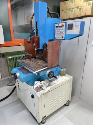 Starting Hole EDM Machine Drilling Devil Matra BT2 in Ebenweiler, Germany