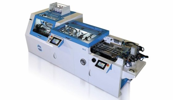 Folding and thread sewing system DX-E in Leipzig, Saxony, Germany
