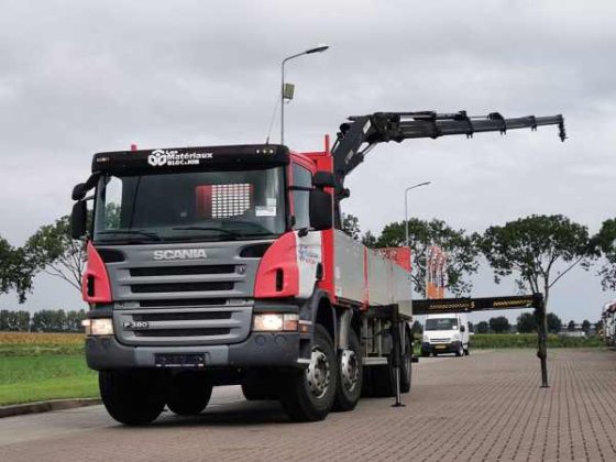 Scania P380 HIAB 288EP5 HIPRO in Vuren, Netherlands