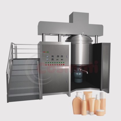 1000 Liter Vacuum Jacketed Homogenization Tank with Steam Heating in ...