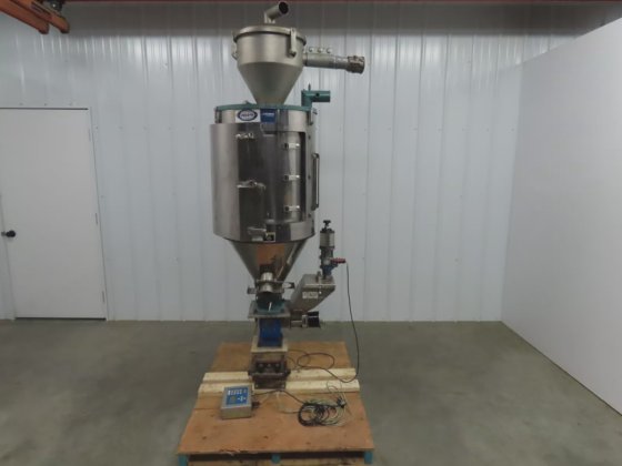 Una-Dyn Solid Cone Hopper, #150, Insulated, Stainless W/Autoload OS-10 ...