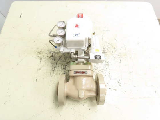 Flowserve Valtec 1-1/2" Actuated Control Valve Assembly Class CL300 in ...