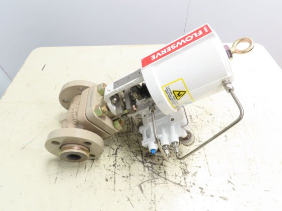 Flowserve Valtec 1-1/2" Actuated Control Valve Assembly Class CL300 in ...