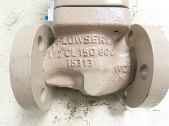 Flowserve Valtec 1-1/2" Actuated Control Valve Assembly Class CL300 in ...